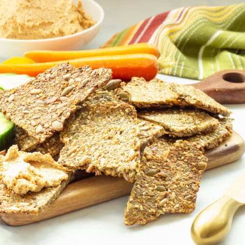 Homemade Six Seed Crackers (Grain-Free) | Craving Something Healthy