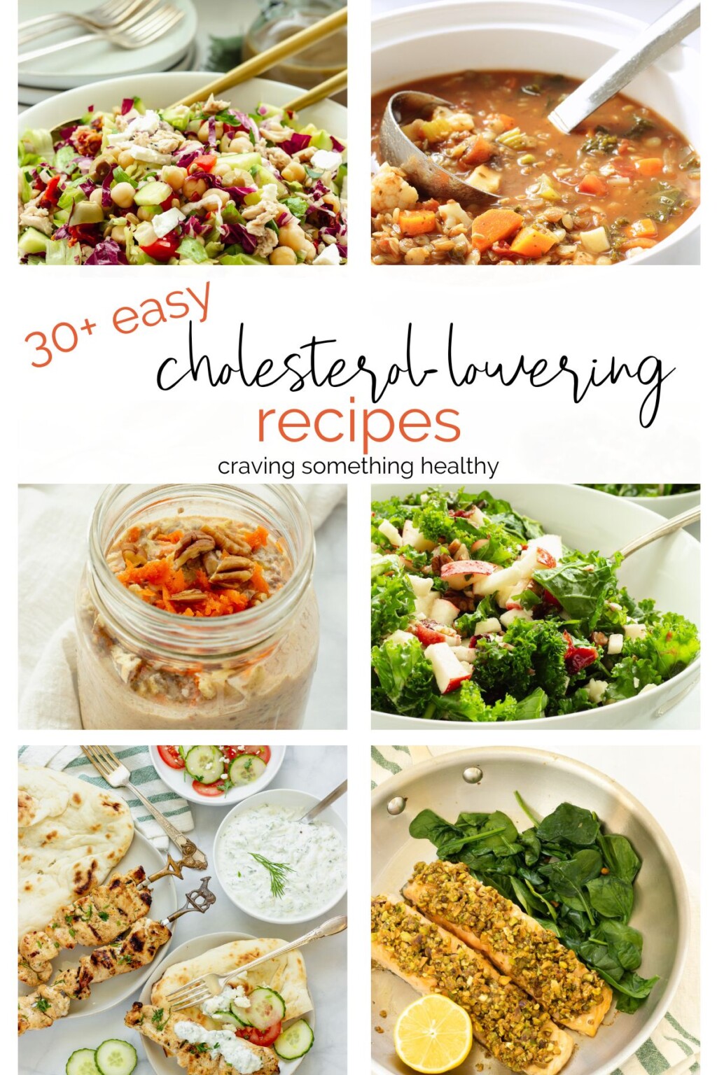 30+ Easy Heart Healthy Recipes to Lower Cholesterol | Craving Something ...