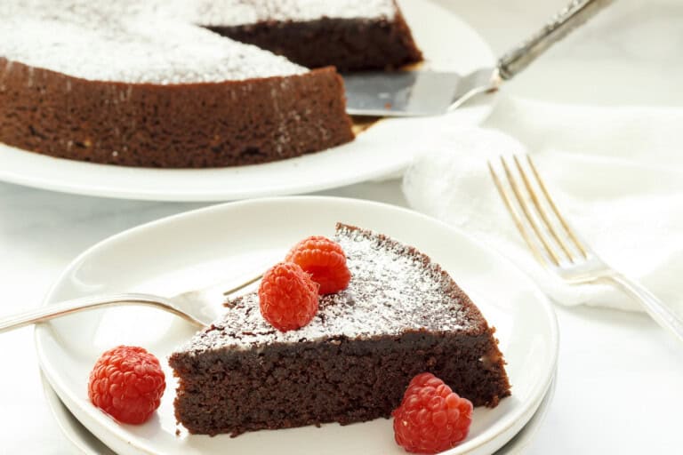 Flourless Dark Chocolate Torte | Craving Something Healthy