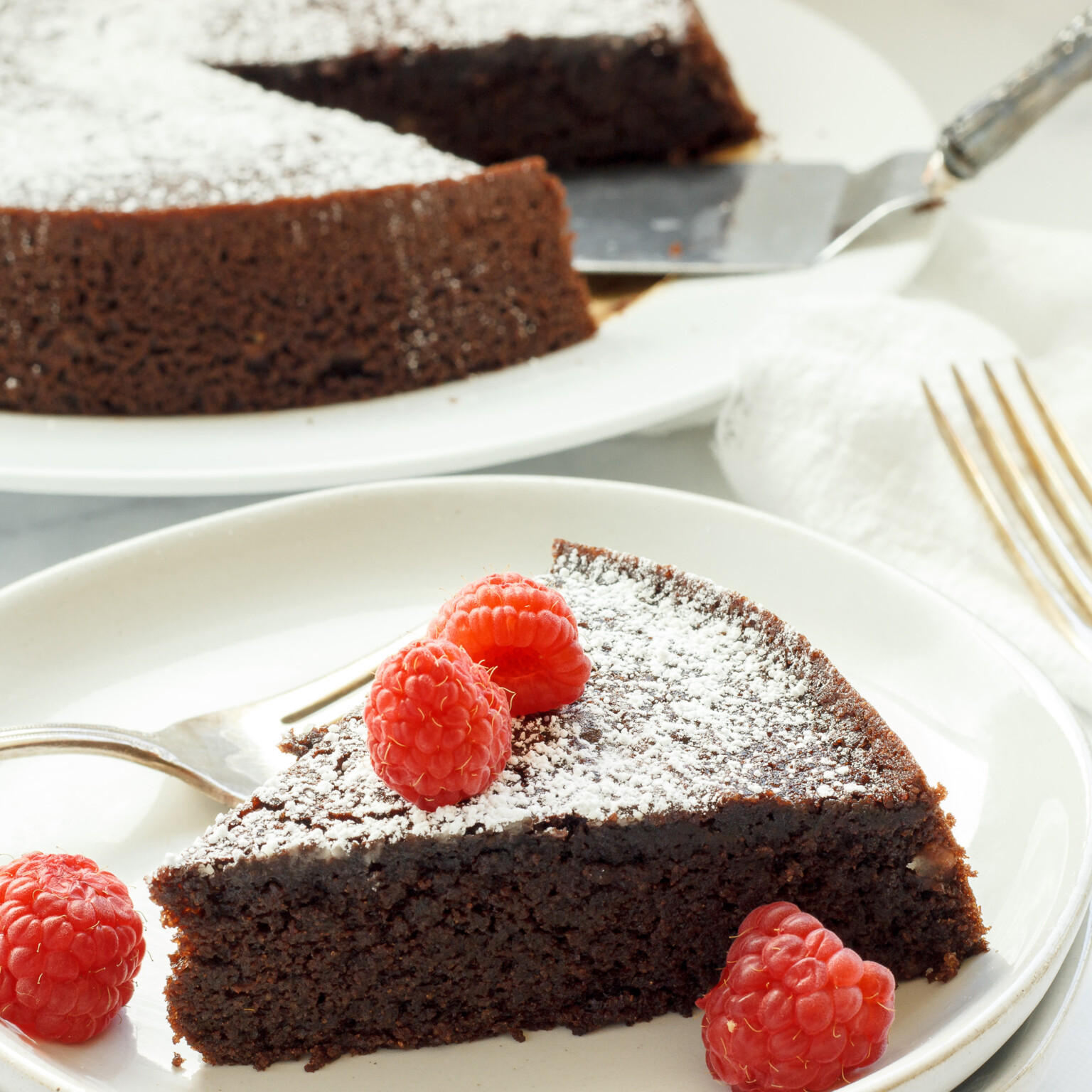 Flourless Dark Chocolate Torte | Craving Something Healthy